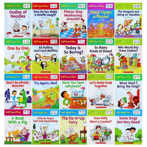 原版进口Sight Word Tales 常见高频词故事盒点读版