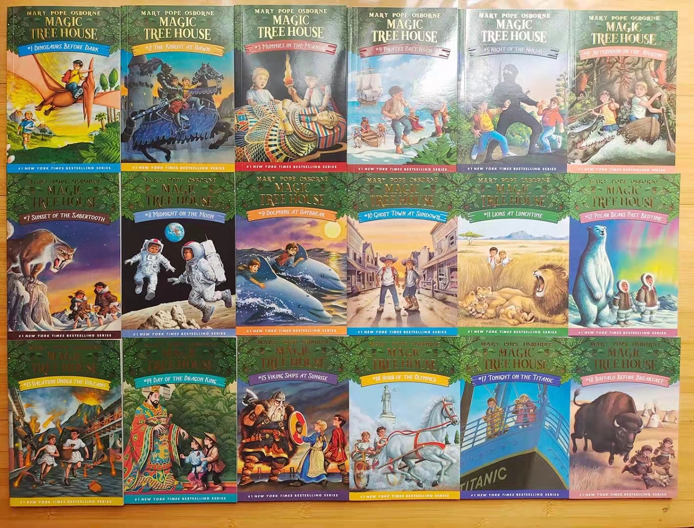 清仓处理!！神奇树屋Magic Tree House 1-55集（第一、二季）